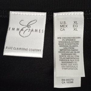 Emma James | Tops | Womens Xl Emma James White Roses Blouse | Poshmark